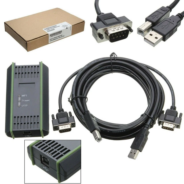 SPS-KABEL PROFIBUS ERSATZ F r Siemens USB-MPI USB-PPI 6ES7972-0CB20 ...