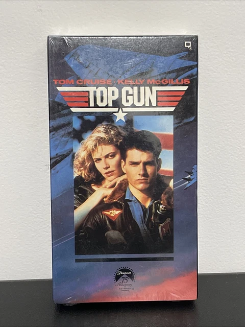 TOP GUN - Tom Cruise, Kelly McGillis (US VHS, 1987) NEW WaterMarks ...