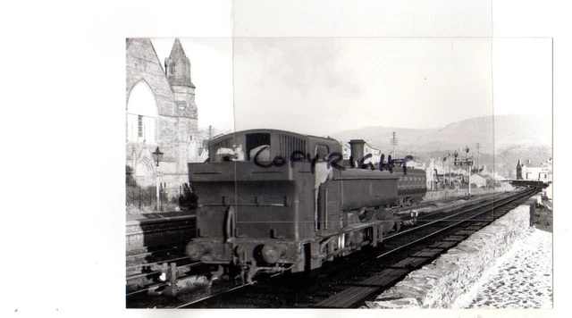 RAIL PHOTO GWR 060pt 7434 Barmouth station Merioneth Cambrian £2.89 ...