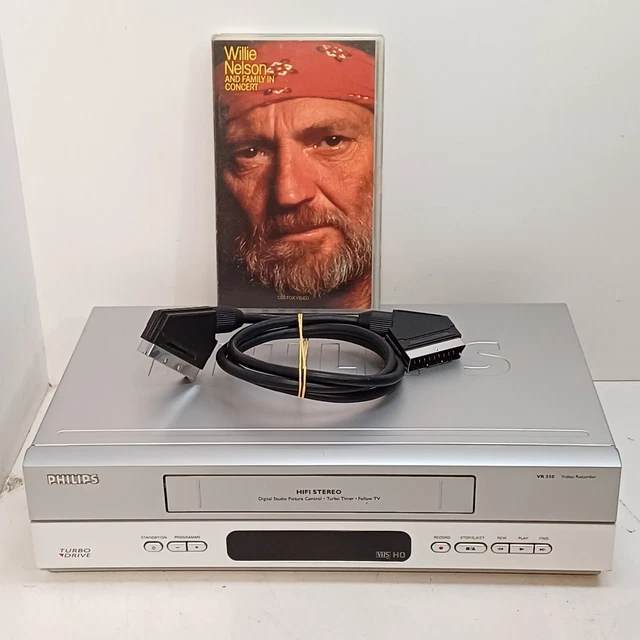 PHILIPS VR-550 MAGNÉTOSCOPE VCR Video-Recorder PAL -TESTED- VHS-HQ ...