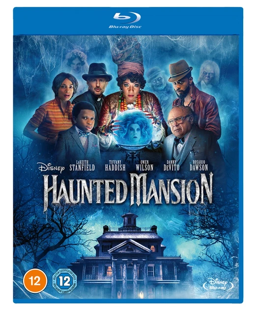 HAUNTED MANSION (BLU-RAY) Danny DeVito Lindsay Lamb Tiffany Haddish Ben ...