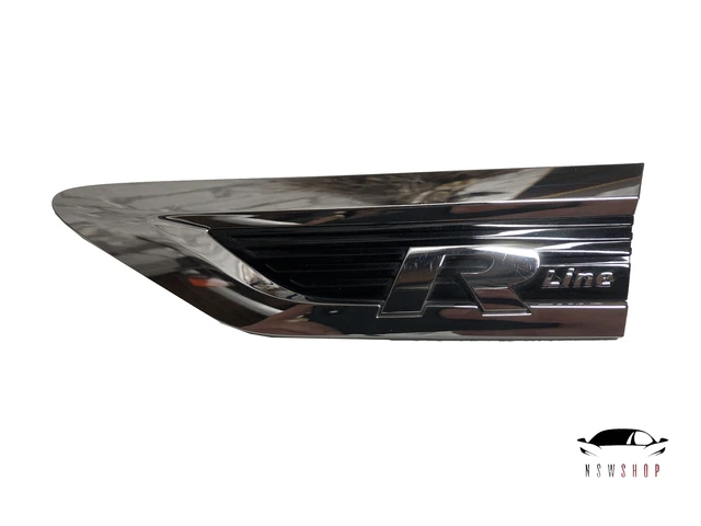 EMBLEM LOGO AUFKLEBER Schriftzug R Line VW Tiguan II MQB Links ...