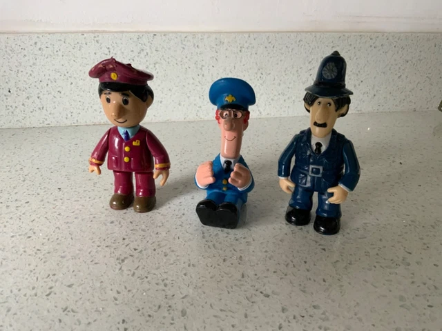 POSTMAN PAT POSEABLE Toy Play Figure Figures X3 PC Selby Ajay Bains ...