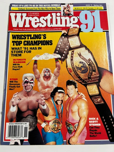WRESTLING 91 IRON Claw Kerry Von Erich MAcho Man Ultimate Warrior Hogan ...