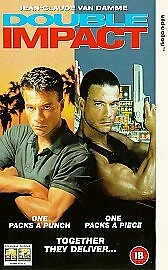 DOUBLE IMPACT (VHS/SUR, 2002) - Jean-Claude Van Damme £0.99 - PicClick UK