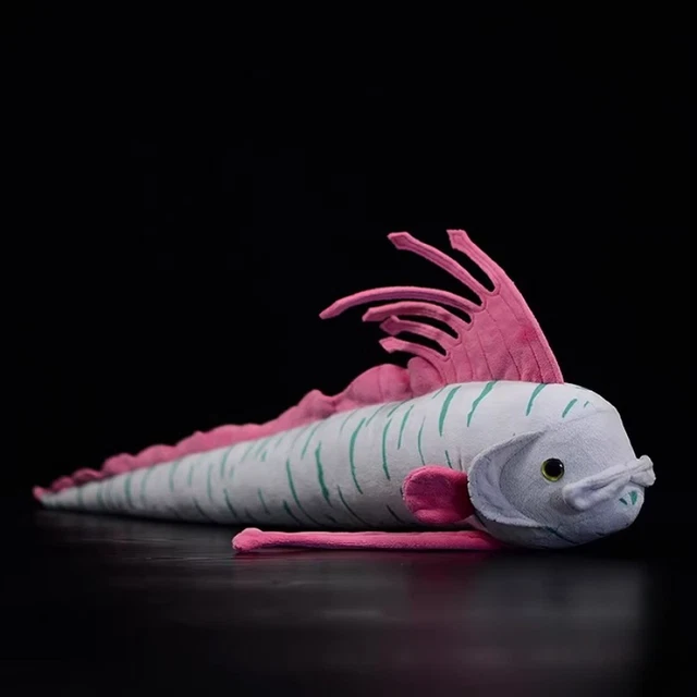 PADDLE FISH DOLL Simulation Royal Banded Fish Plush Toy Simulation ...