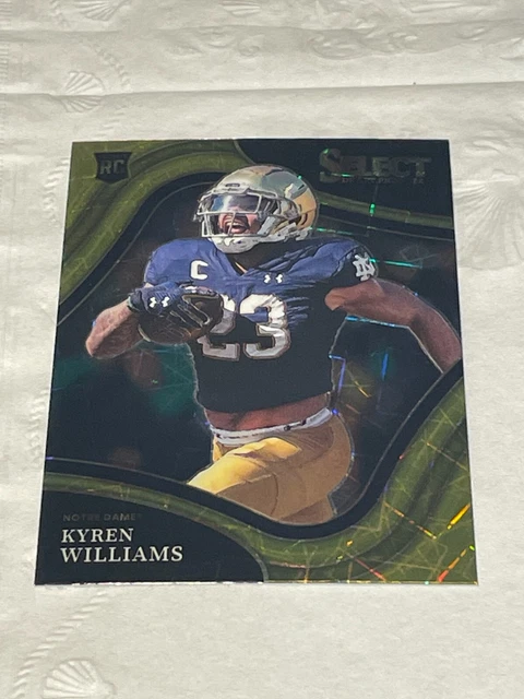 2022 SELECT DRAFT Picks Kyren Williams jaune lazer niveau du terrain ...