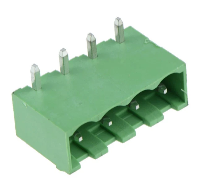 5 X 4-WAY Plug-In PCB Horizontal Closed Header 5.08mm EUR 18,74 ...