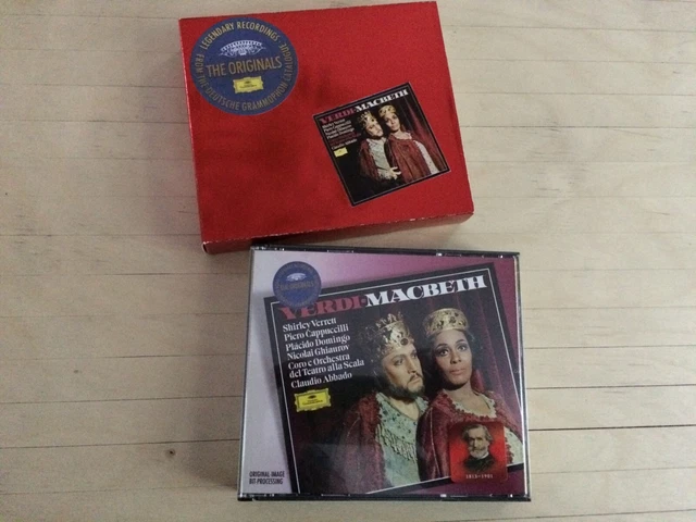 VERDI.MACBETH.CLAUDIO ABBADO.COFFRET 2CD+LIVRET.S Verrett,P Domingo,P ...