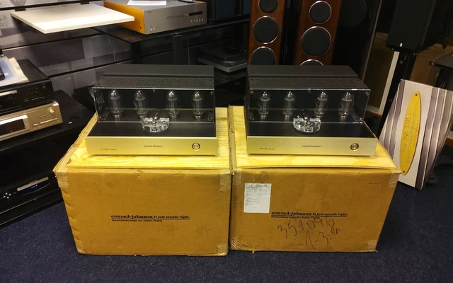 CONRAD JOHNSON ART300 40th Anniversary, Reference Tube Monoblocks Amplifier pair EUR 19.989,00 ...
