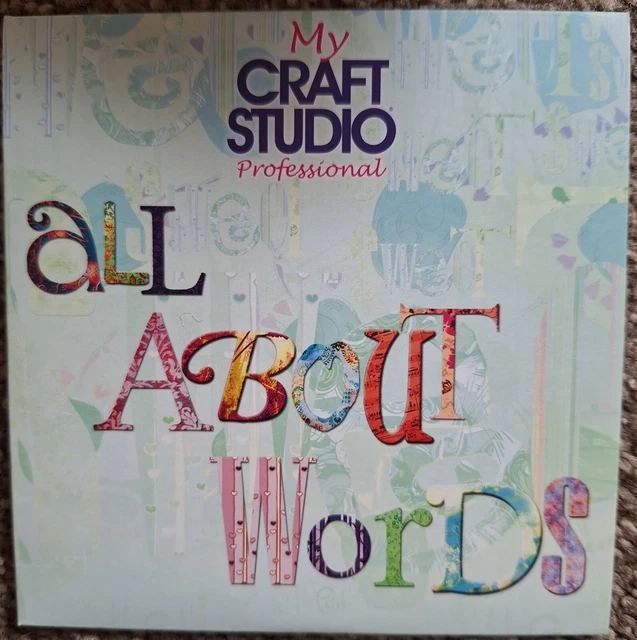 MY CRAFT STUDIO Professional ALL ABOUT WORDS Papercraft CD-ROM ...