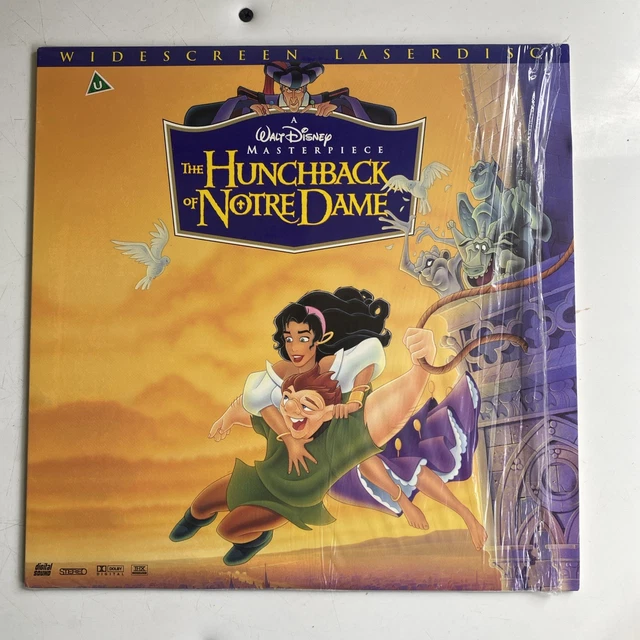 THE HUNCHBACK OF Notre Dame Disney Masterpiece WIDESCREEN LASERDISC LD ...