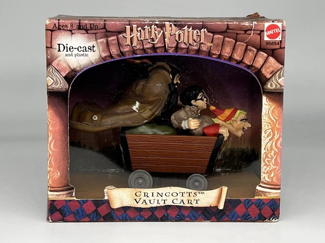 MATTEL HARRY POTTER Gringotts Vault Cart Die-Cast 2000 Action Figure ...