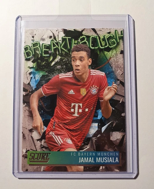 2020-21 JAMAL MUSIALA Score Soccer Panini Breakthrough Sports Card ...
