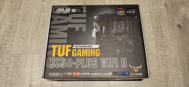ASUS TUF GAMING B550-PLUS WiFi II AMD B550, AM4, DDR4, PCIe 4.0, SATA3 ...