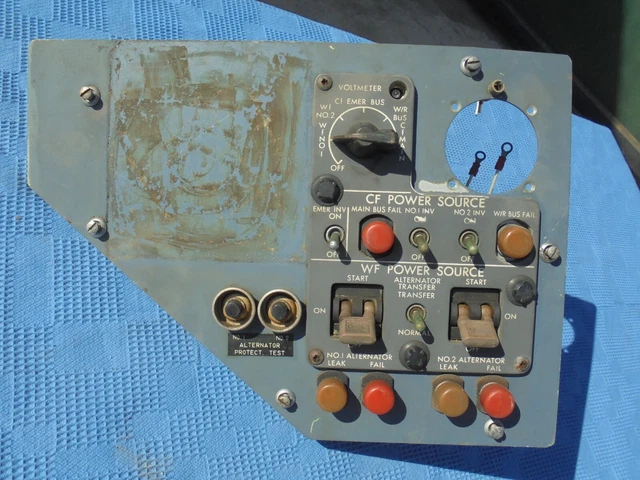 VINTAGE AIRCRAFT COCKPIT Panel £197.67 - PicClick UK