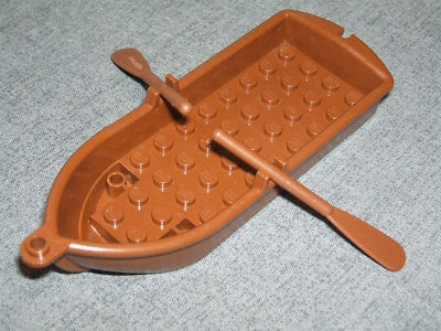 LEGO BROWN MINIFIGURE Pirate Ship / Rowing Boat + 2 Oars £4.99 ...