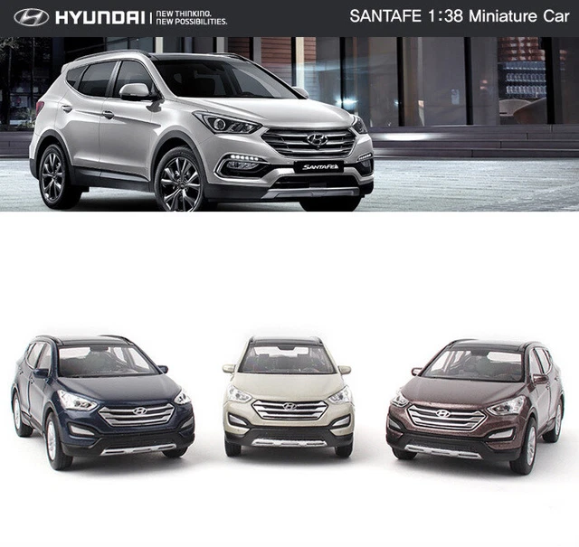 HYUNDAI MOTOR SANTAFE 1/38 Scale Diecast Mini Micro Miniature Replica ...