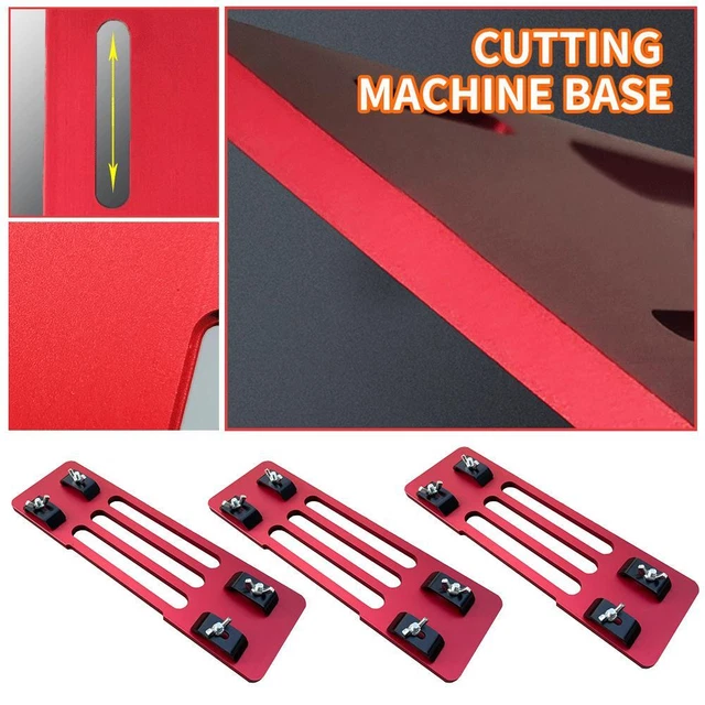 PLAQUE BASE MACHINE découpe réglable rail guidage scie circulaire ...