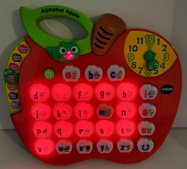 VTECH APPLE ALPHABET Fun Educational Toy (Batteries included) - VGC ...