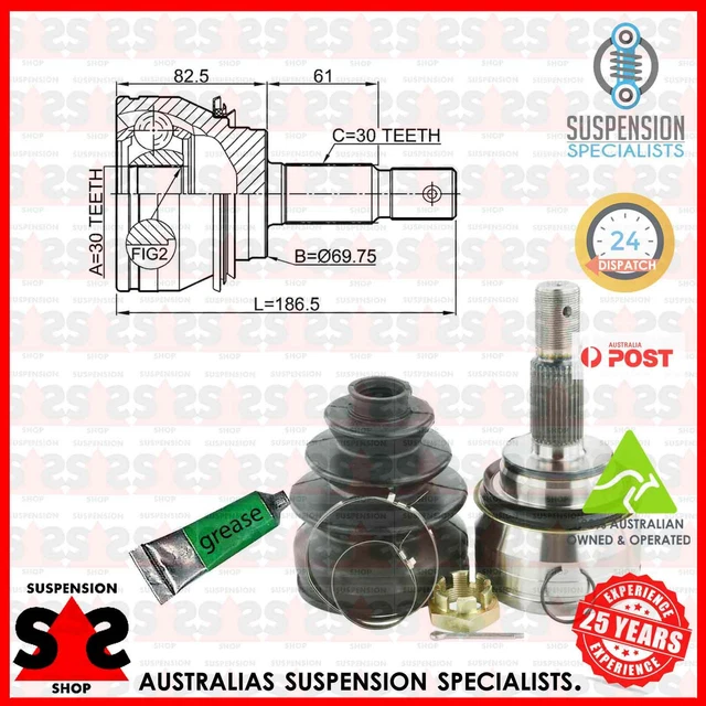 FRONT AXLE JOINT Kit, Drive Shaft Suit TOYOTA Fj Cruiser (Gsj1_) 4.0 4WD EUR 80,41 - PicClick FR