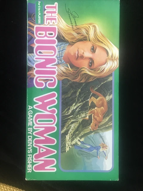 THE BIONIC WOMAN 1976 vintage board game - complete, good condition £27 ...