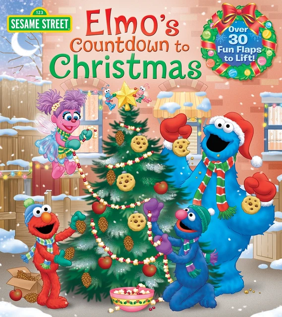 ELMO'S COUNTDOWN TO Christmas (Sesame Street) (Lift-the-Flap) (USED) £ ...