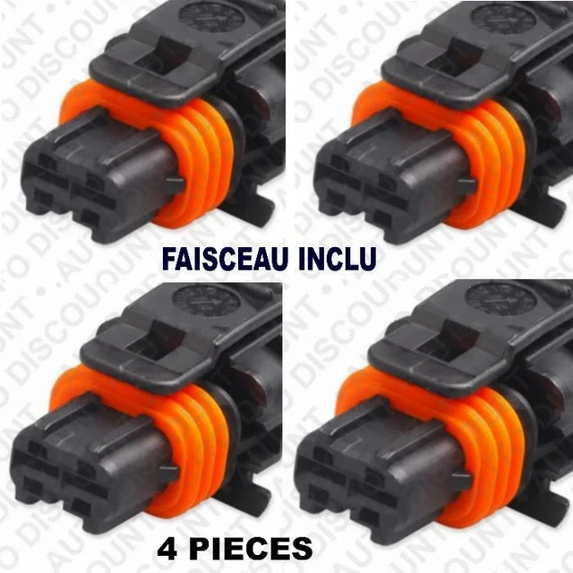CONNECTEUR FICHE PRISE injecteur POUR BOSCH MERCEDES NISSAN QASHQAI ...