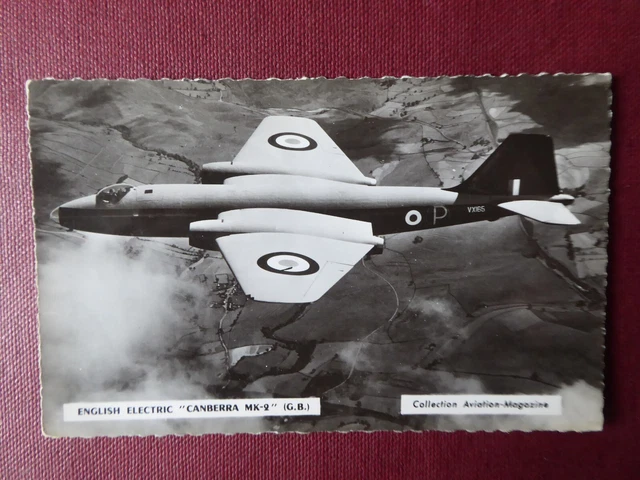 CARTE PHOTO AVIATION Magazine English Electric Canberra Mk2 Raf EUR 3,00 - PicClick FR