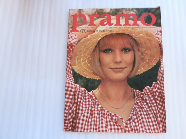 DDR PRAMO PRAKTISCHE Mode + Schnittmuster 4/1978 - Mode Sommer Freizeit ...