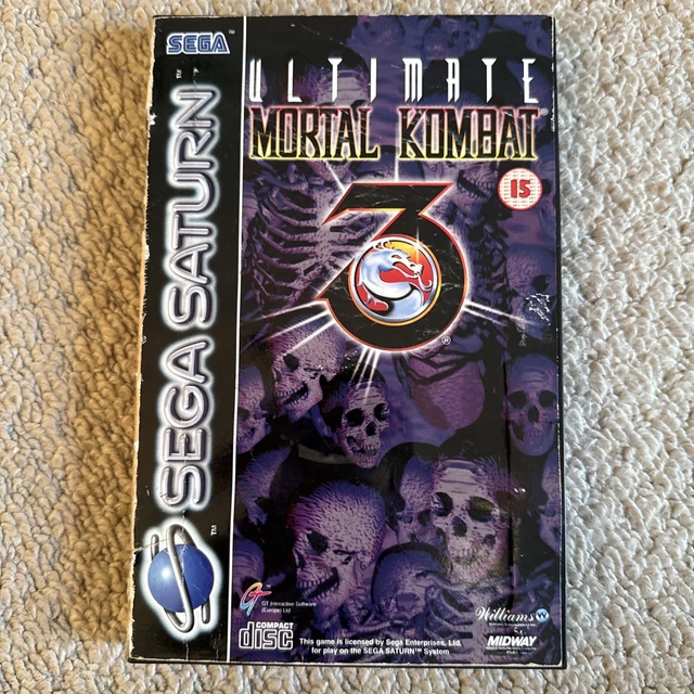ULTIMATE MORTAL KOMBAT 3 - SEGA Saturn - PAL Please See Images And Read ...