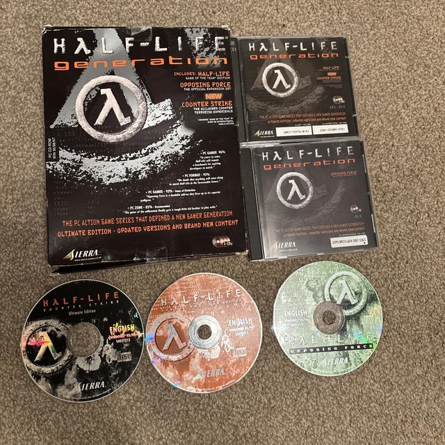 HALF-LIFE : GENERATION (Counter-Strike) Big Box (PC CD-ROM, 1999 ...