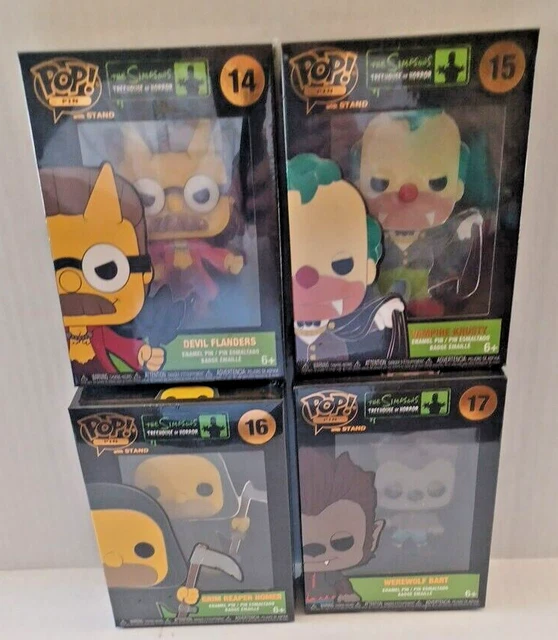 FUNKO POP COMPLETE Set Simpsons Treehouse Of Horrors Figpins £61.08 ...