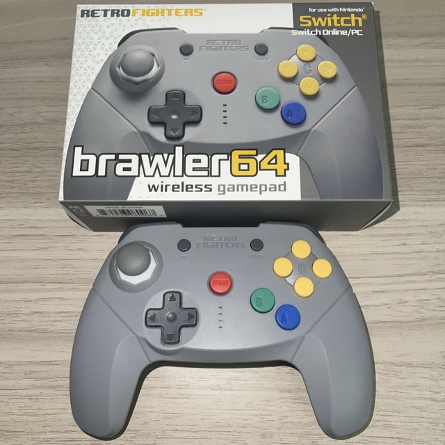 BRAWLER64 CONTROLLER WIRELESS Bluetooth per switch, PC e dispositivi ...