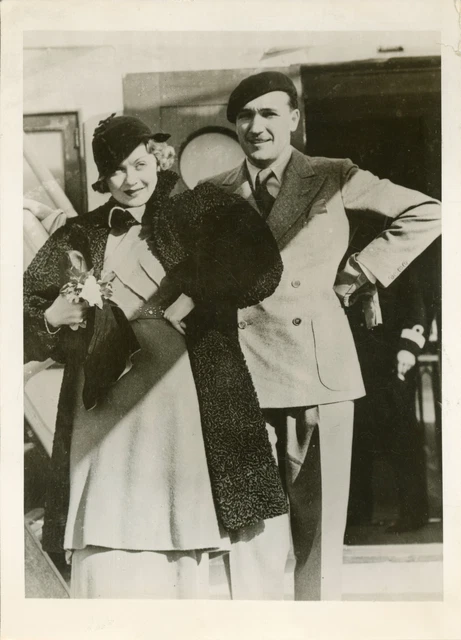 CONSTANCE CAMPBELL BENNETT et Henry de la Falaise, marquis de La ...