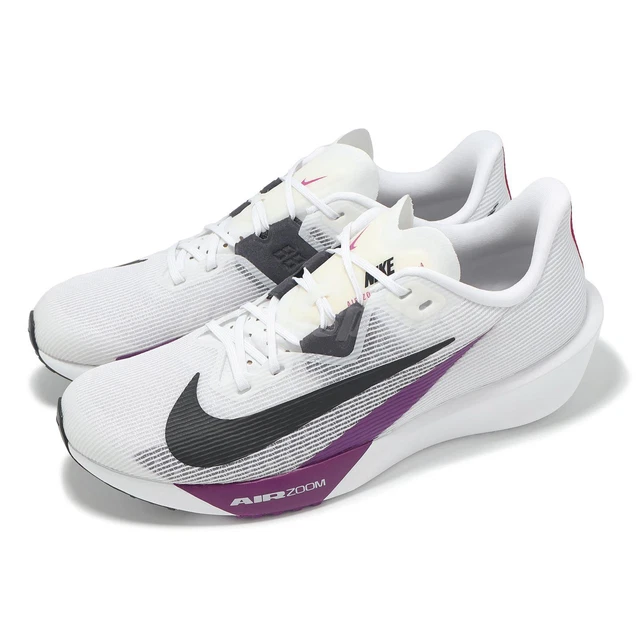 NIKE AIR ZOOM Rival Fly 4 White Black Dark Raisin Men Road Running ...