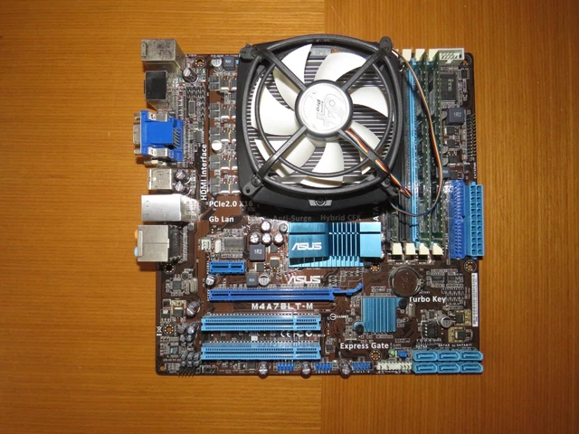 ASUS M4A78LT-M MICRO ATX Motherboard, AMD Athlon II 3GHz, 6GB DDR3 RAM ...