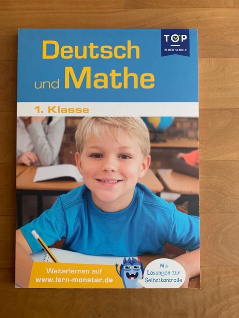 NEU! DEUTSCH UND Mathe 1 Klasse -Mit Lösung - Schule Lernblock EUR 4,99 ...