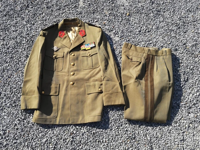 MILITARIA FRANÇAIS UNIFORME Colonel artillerie coloniale ww2 indo ...