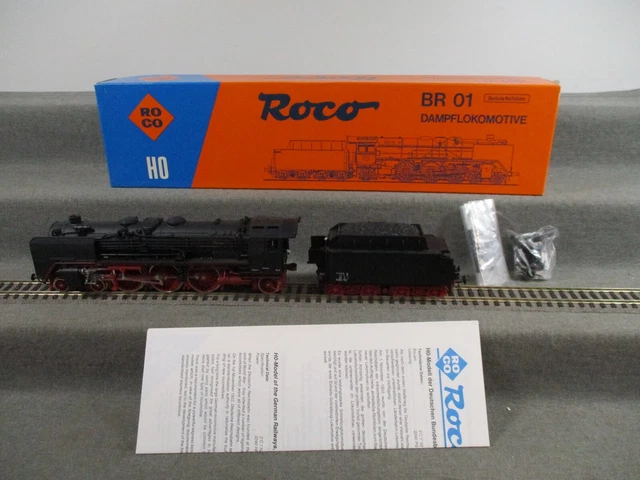 ROCO SCALA H0 04119 C locomotiva a vapore BR 01 123 della DRG epoca II ...