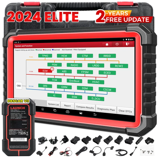 LAUNCH X431 PRO3S+ V5.0 Valise Diagnostic Auto ECU Online Coding ...