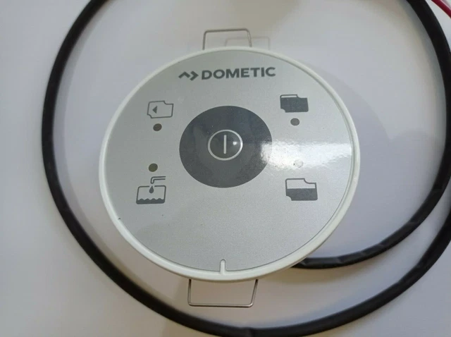DOMETIC TOILET FLUSH Switch Circular Control Panel Caravan Motorhome ...