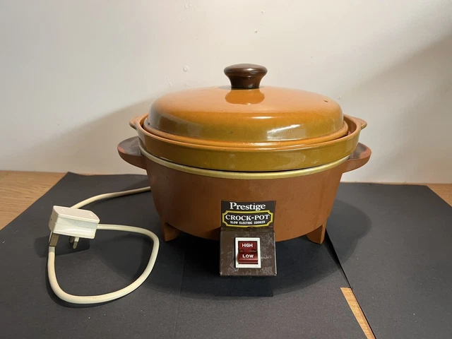 VINTAGE PRESTIGE CROCK-POT Ceramic Electric Slow Cooker Made In England ...