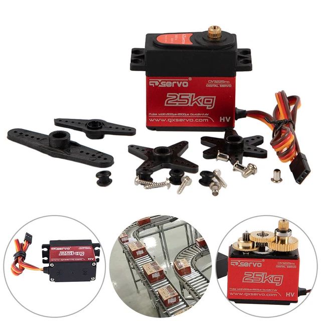 HS3225 180 DEGREE Digital RC Servo 25KG Torque Waterproof Metal ...