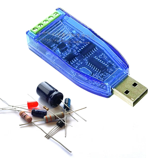 INDUSTRIAL RS485 CONVERTER CH340 Chip TXD RXD Indicator Light (USB To ...