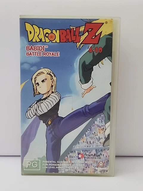 DRAGON BALL Z VHS - Babidi Battle Royale -RARE AUSTRALIAN RELEASE ...