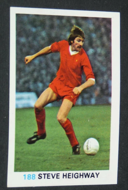 #188 STEVE HEIGHWAY Eire Liverpool Fc Reds Scousers Fks Soccer Stars ...