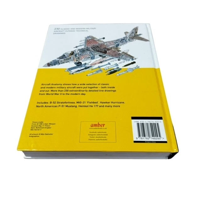 AIRCRAFT ANATOMY A Technical Guide To Military Aircraft Hard Cover Book ...