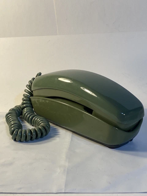 BELL TRIMLINE PHONE Two Tone Avacado Push Button Desktop 1974 £23.10 ...