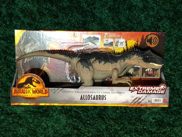 JURASSIC WORLD DOMINION Extreme Damage Roarin' Allosaurus Figure **Bnib ... JURASSIC WORLD DOMINION Extreme Damage Roarin' Allosaurus Figure **Bnib ...